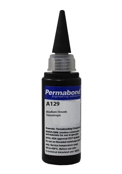 Permabond A 129 - 50 ml středněpevnostní nestékavé, anaerobní lepidlo | ProPrumysl.cz