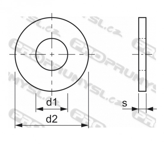 Podložka pro dřevěné konstrukce DIN 440R M10 / 11,0 nerez A4 | ProPrumysl.cz