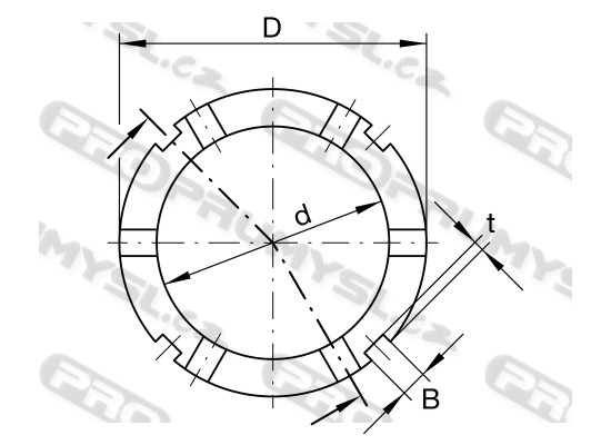 INA AMS 50 adaptér pro přesné pojistné matice AM | ProPrumysl.cz