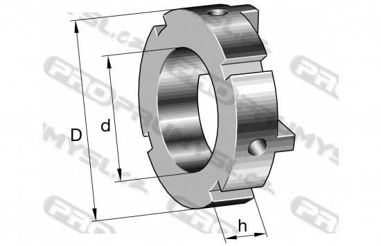 INA AMS 70 adaptér pro přesné pojistné matice AM | ProPrumysl.cz